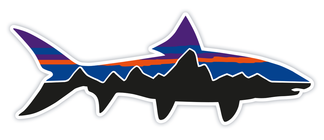 Patagonia Fitz Roy Fish Sticker – Out Fly Fishing