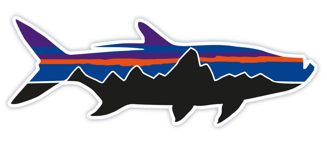 Patagonia Fitz Roy Fish Sticker – Out Fly Fishing