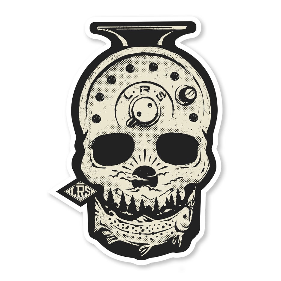 LRS Sticker - Forever Fishing Skull – Out Fly Fishing